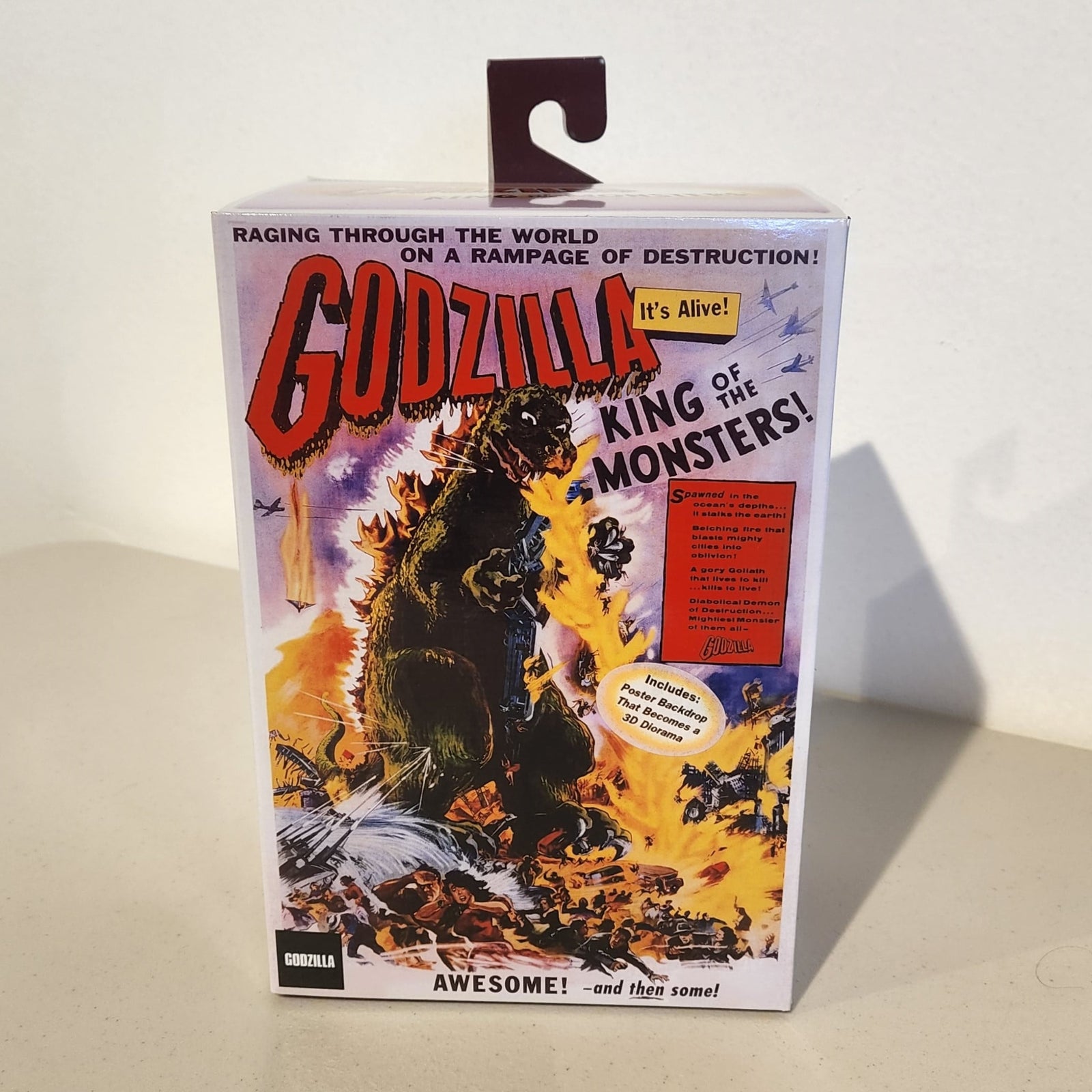NECA Godzilla Toys 1956 Poster Figure King of Monsters Godzilla NECA T ...